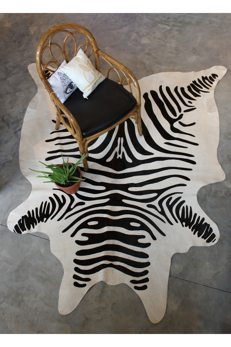 ZEBRA COWHIDE RUG – Little Boho Valley